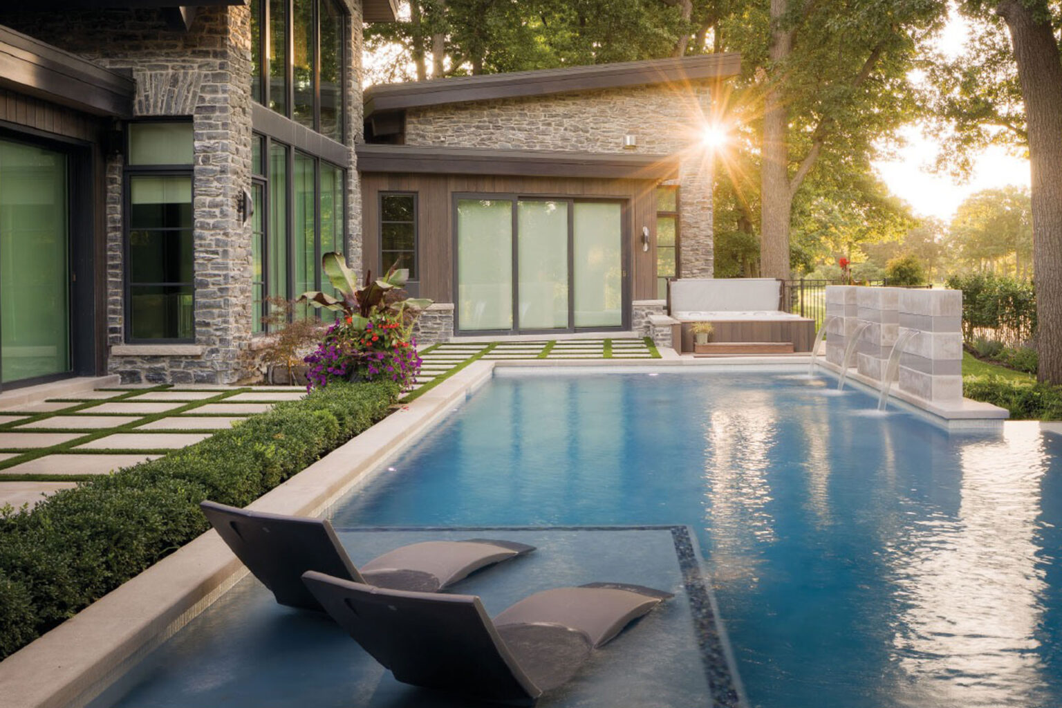 Fiberglass pool resurfacing services